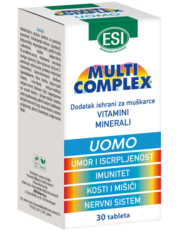 Multi Complex Uomo, 30 tableta – na stanju | BENU.RS