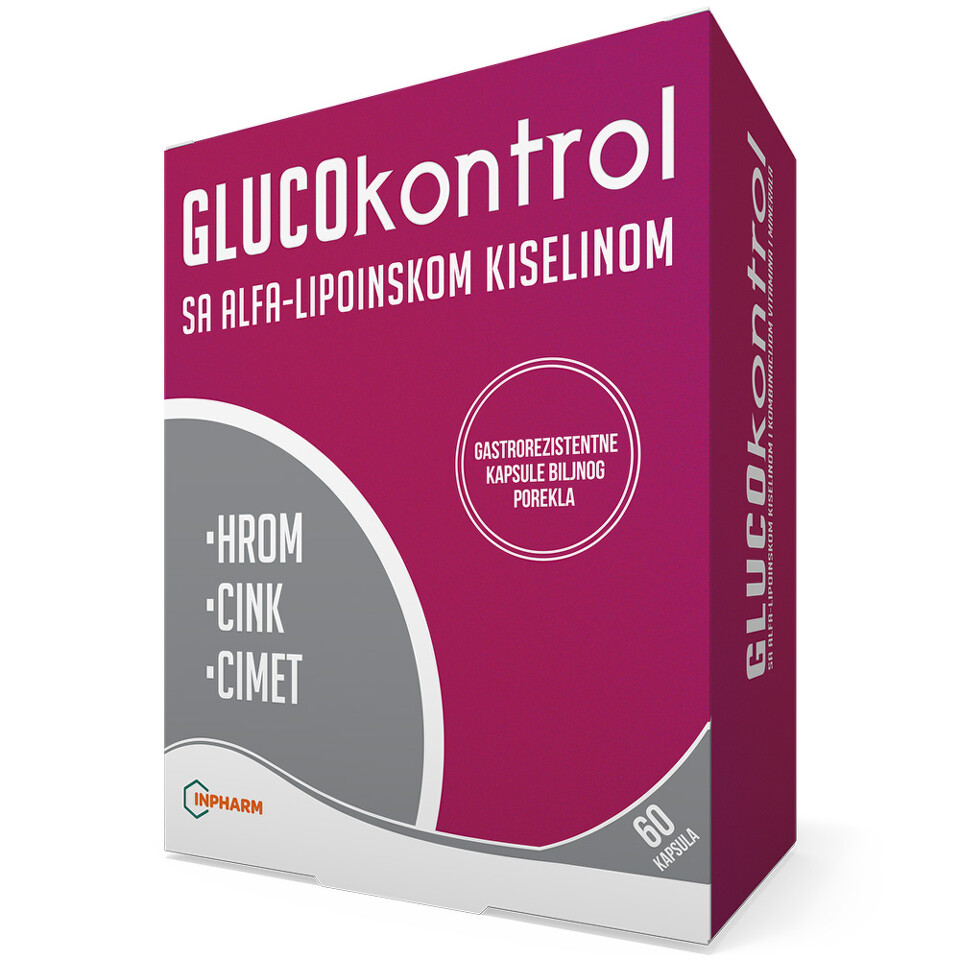Glucokontrol, 60 kapsula- popust 10 % | BENU.RS
