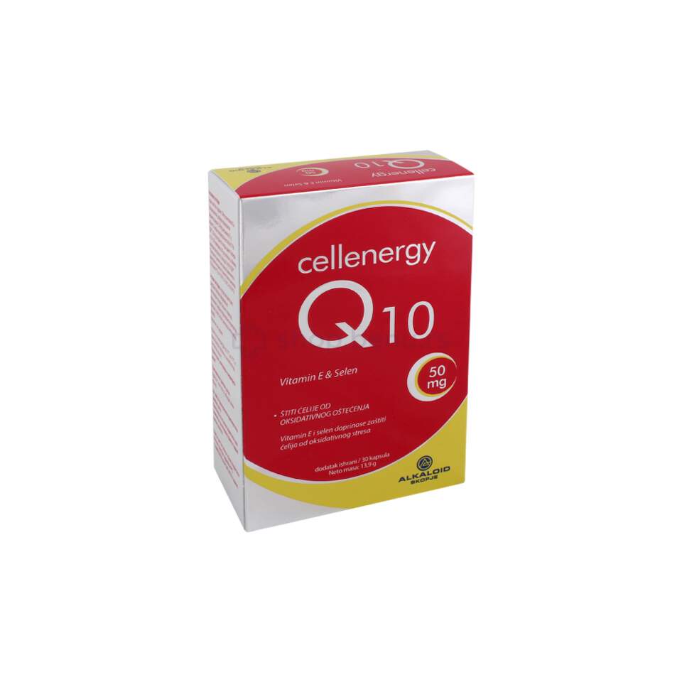 Cellenergy Q10 50 mg 30 kapsule – na stanju | BENU.RS