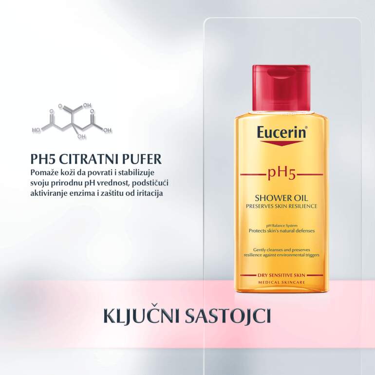 Eucerin pH5 Ulje za tuširanje, 200 ml- popust 20 % | BENU.RS