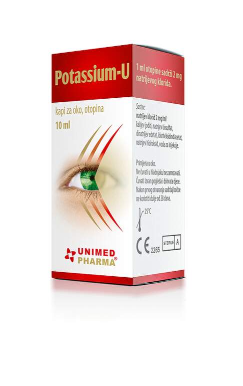 Potassium-U Kapi za oči, 10 ml – na stanju | BENU.RS