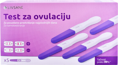 LIVSANE Test za ovulaciju, 5 komada – na stanju | BENU.RS