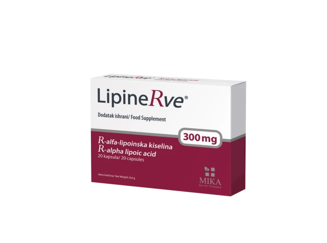LipineRve 300 mg, 20 kapsula – na stanju | BENU.RS