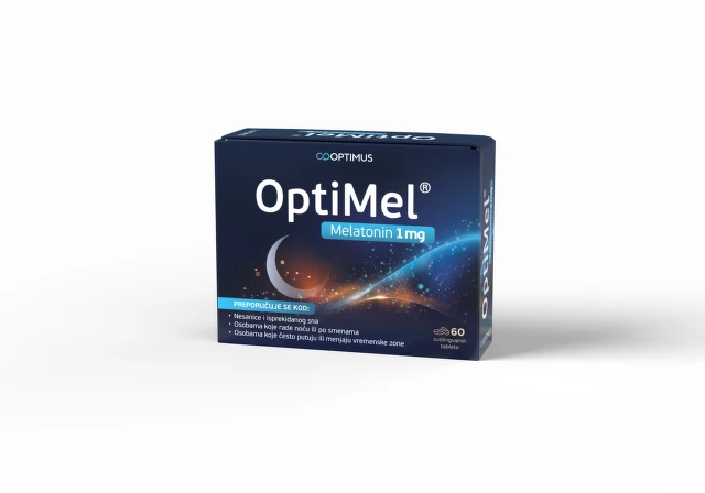 Optimel Melatonin 1mg, 60 tableta – na stanju | BENU.RS